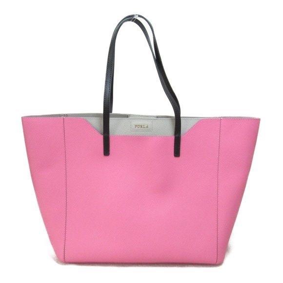 Furla | Bags | Furla Tote Bag Pink Moonstone Pink Leather 79367 | Poshmark
